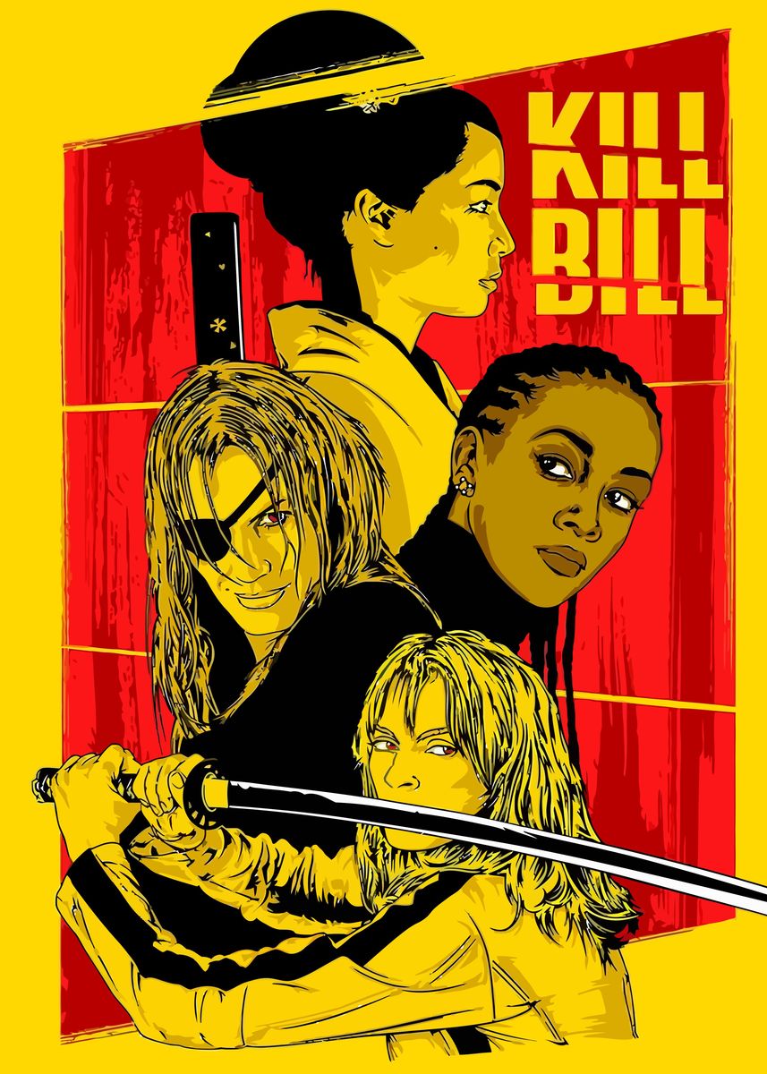 'Kill bill' Poster, picture, metal print, paint by Priscilla Gerlach ...