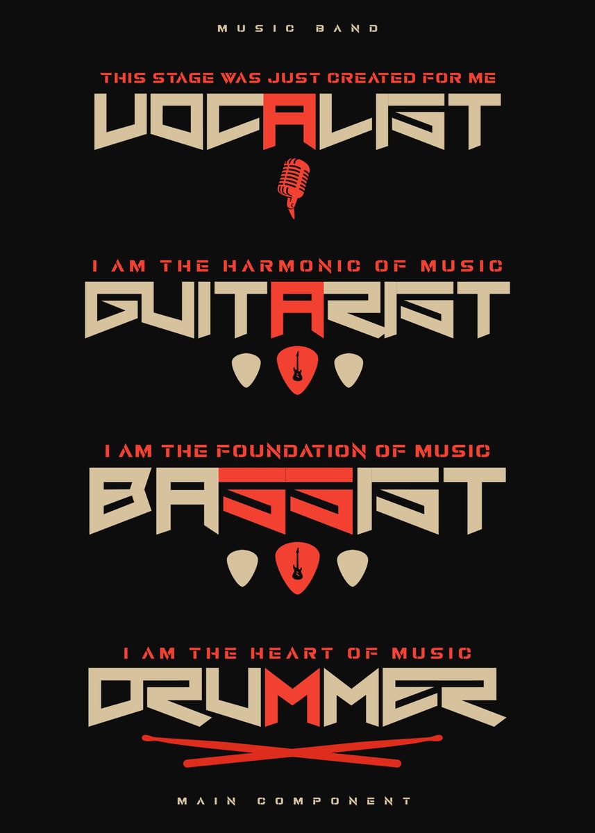 'Music Component' Poster, picture, metal print, paint by INSPIRE ...