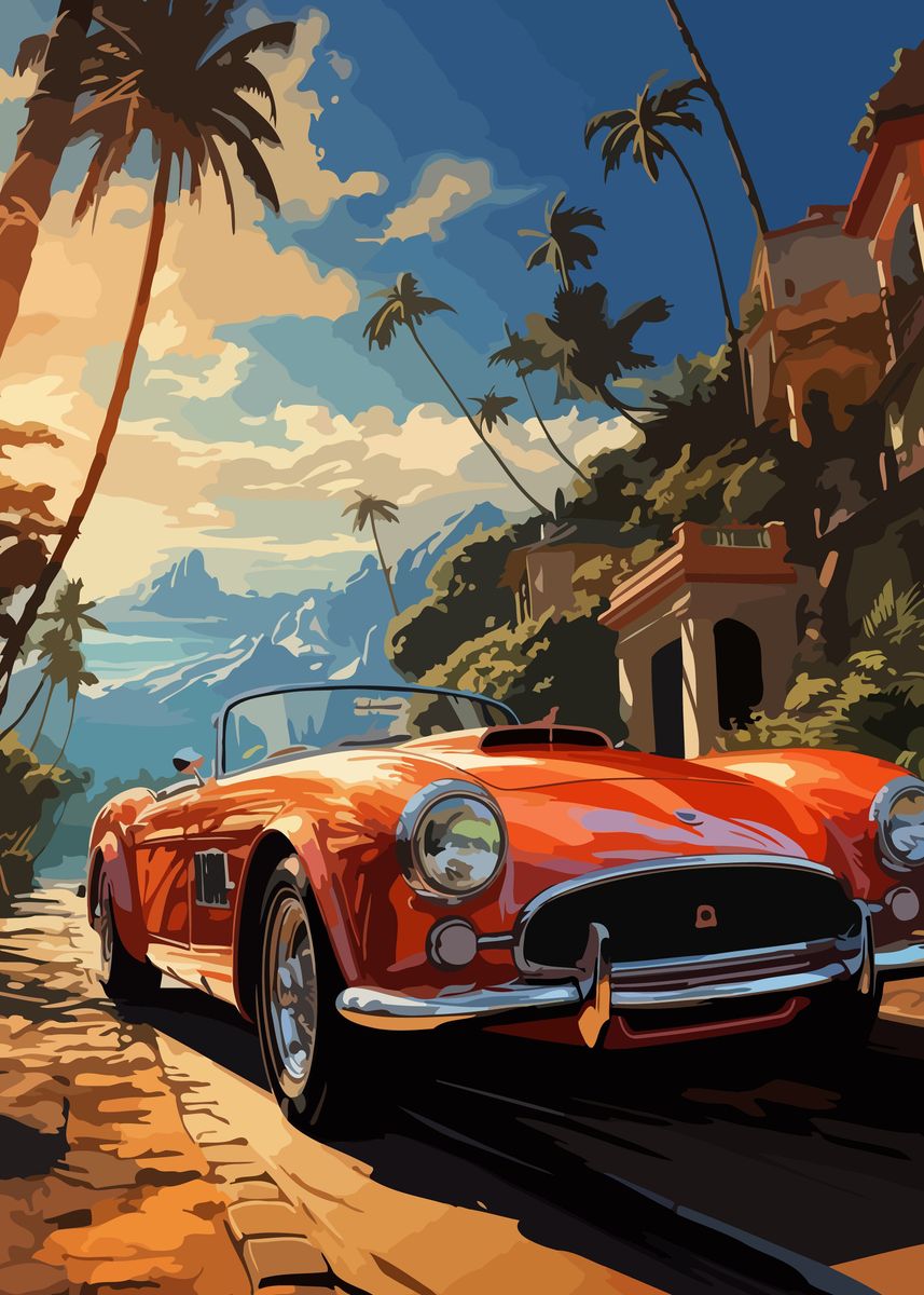 'Car Illustration' Poster, picture, metal print, paint by Imp ...