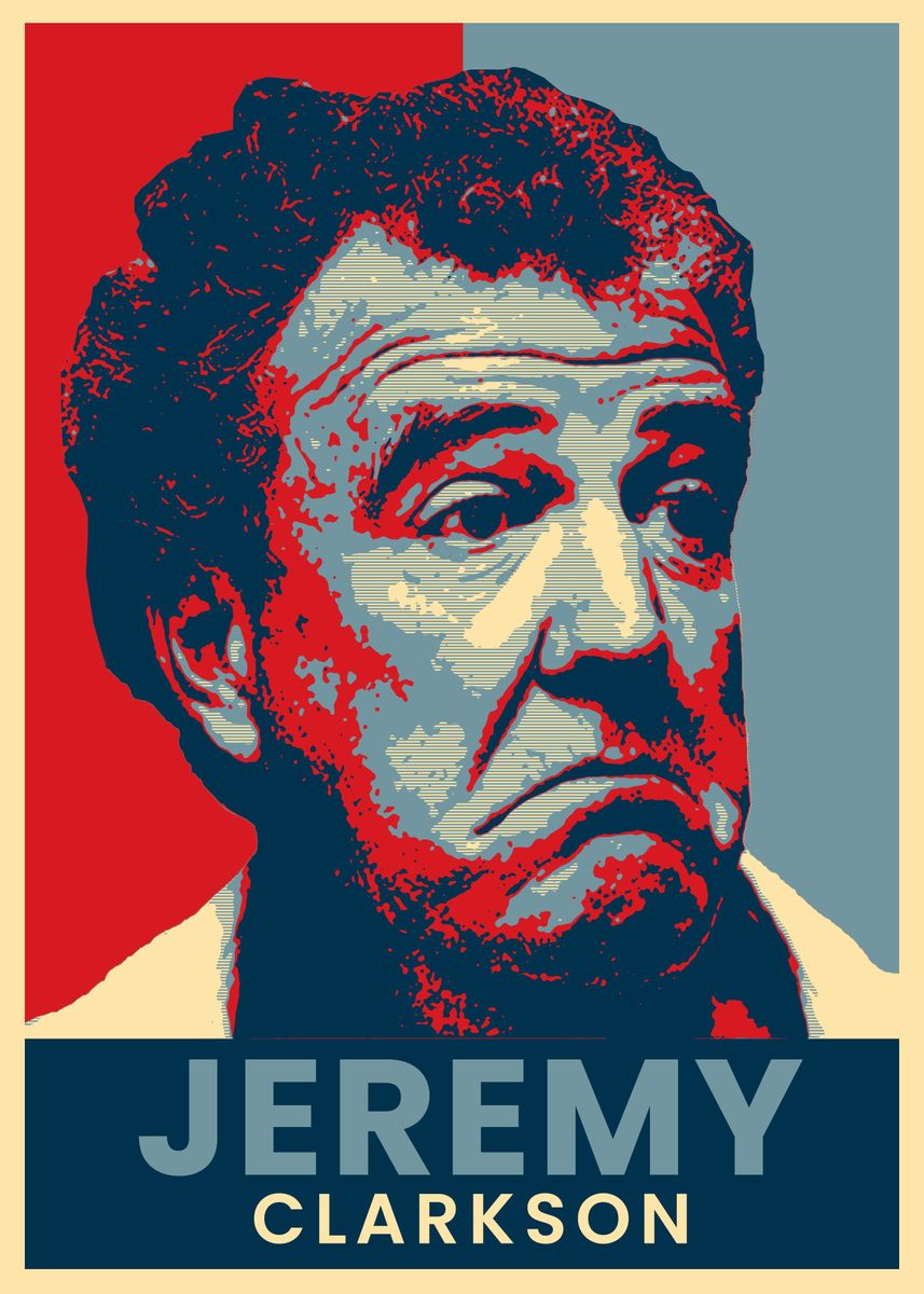 'jeremy clarkson' Poster, picture, metal print, paint by awesome ...