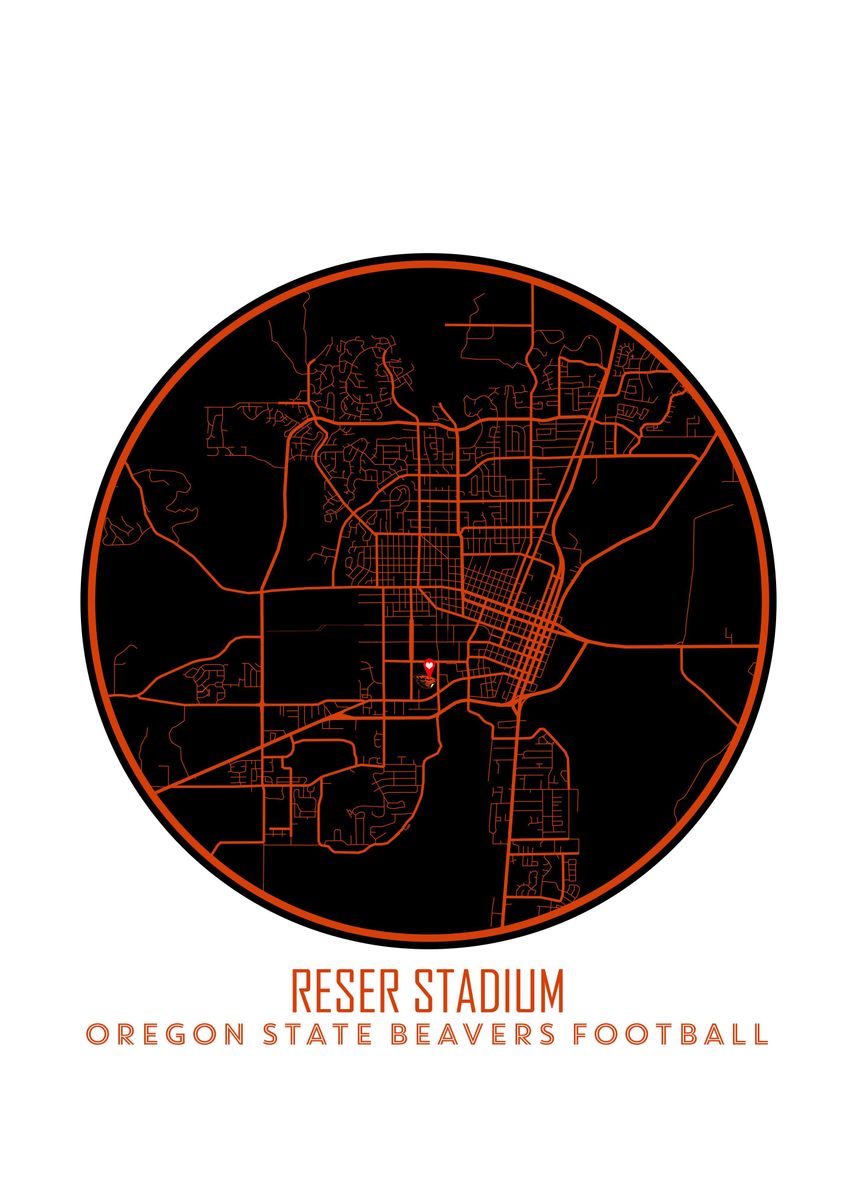 'Oregon State Beavers ' Poster, picture, metal print, paint by Brian ...