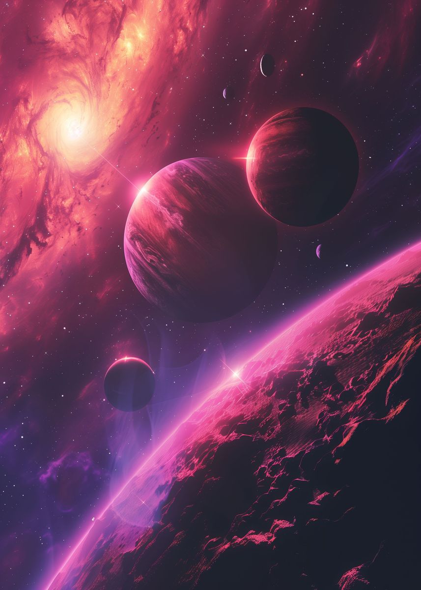 'Alien World' Poster, picture, metal print, paint by Frank Hirschle ...