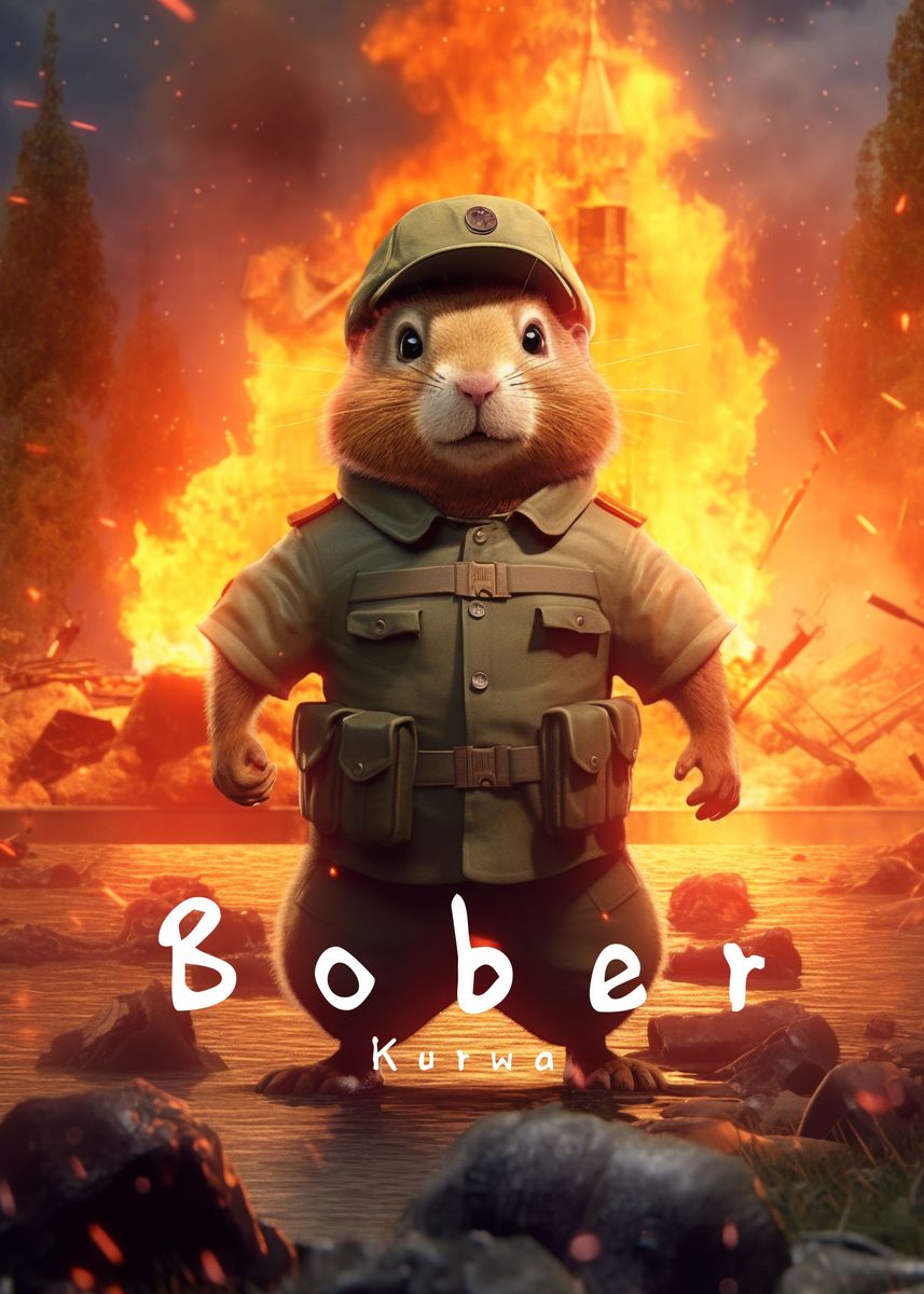 'Bober Meme ' Poster, picture, metal print, paint by Stylianos ...