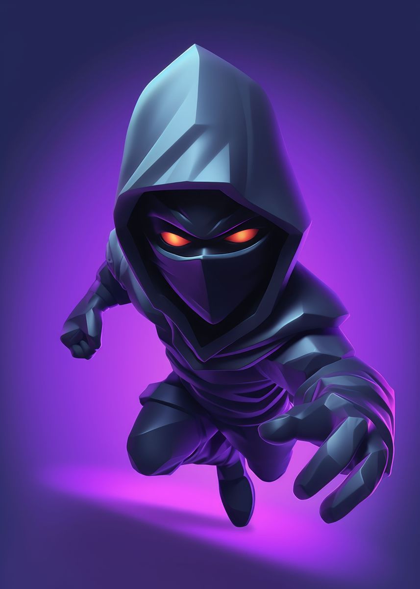 'Super Ninja' Poster, picture, metal print, paint by Shaon Khalid ...