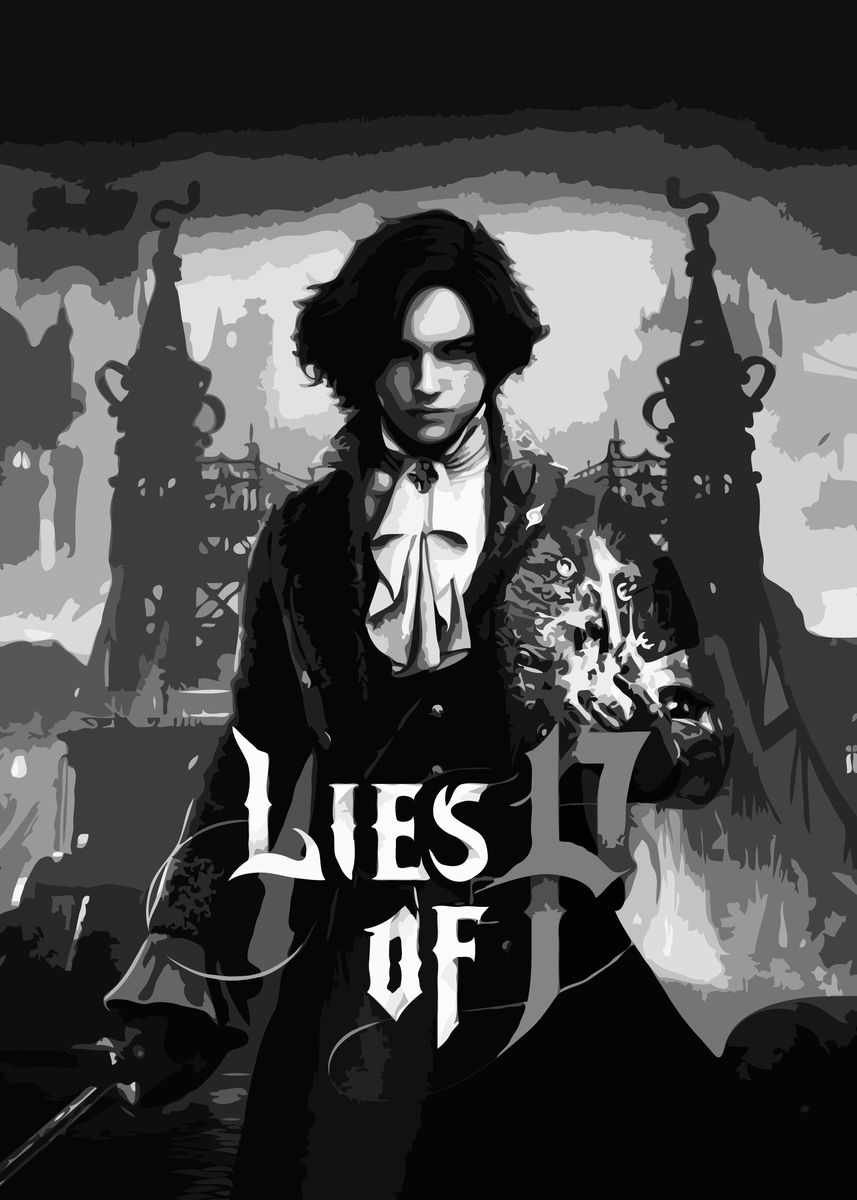 'lies of P' Poster, picture, metal print, paint by zakuro | Displate