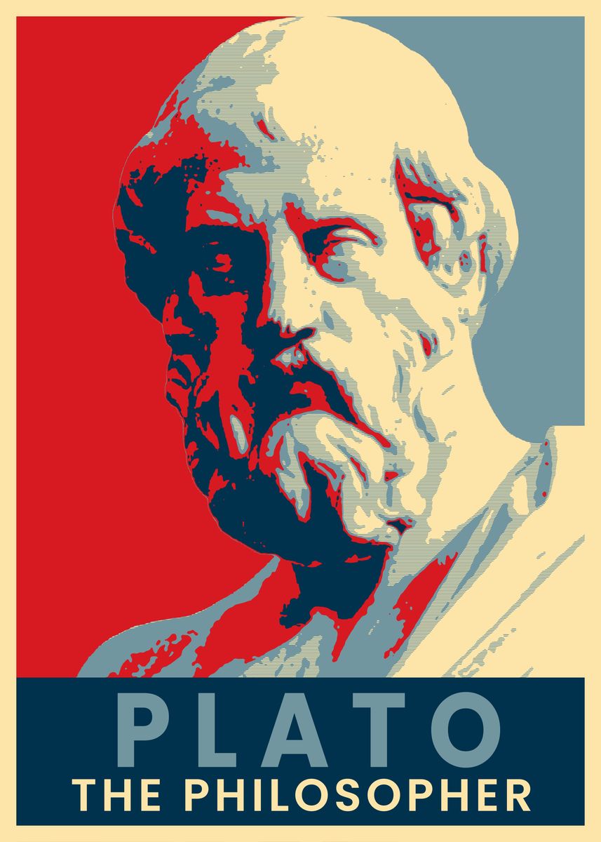 'PLATO' Poster, picture, metal print, paint by awesome posters | Displate