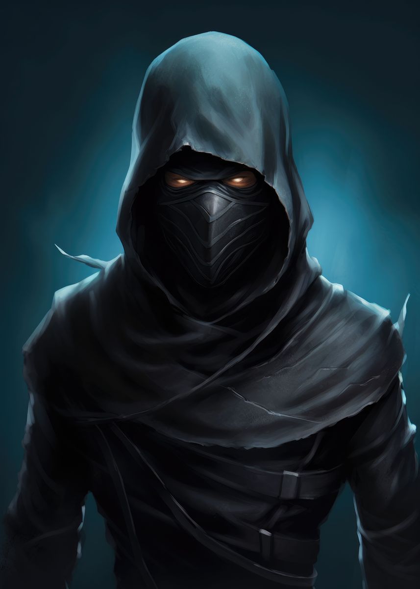 'Super Ninja' Poster, picture, metal print, paint by Shaon Khalid ...