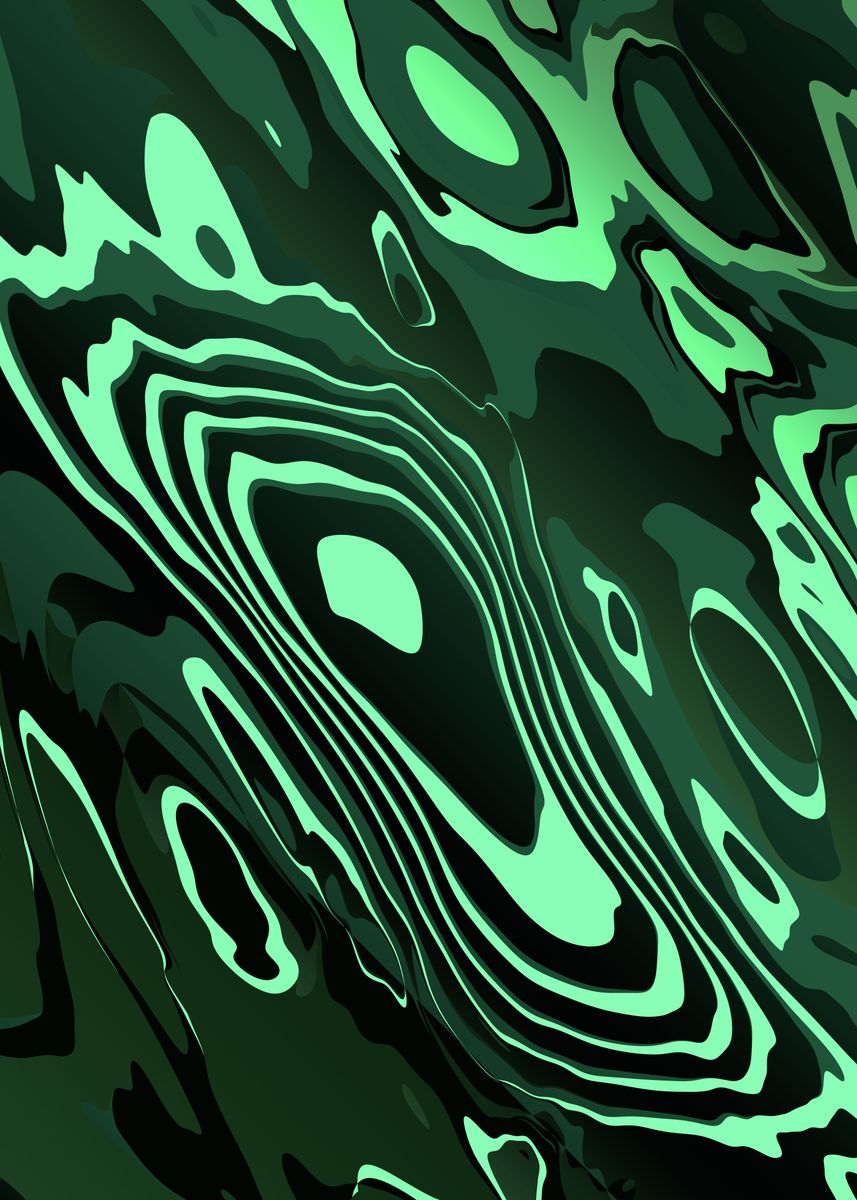 'Abstract 3D shader pattern' Poster, picture, metal print, paint by ...