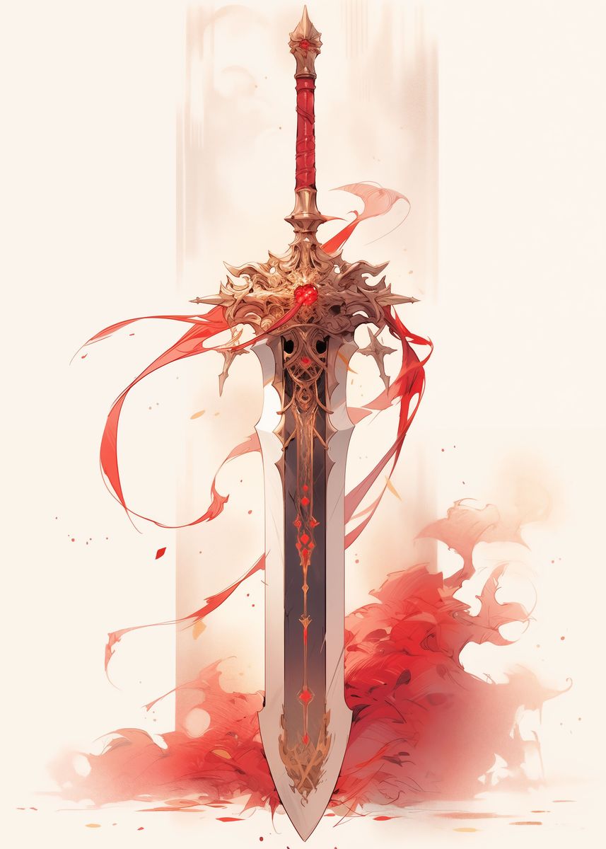 'Excalibur Sword' Poster, picture, metal print, paint by Space Art ...