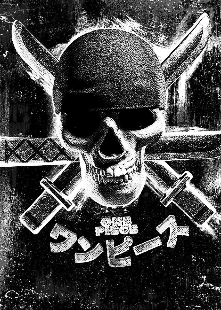 'Zoro Skull' Poster, picture, metal print, paint by One Piece Live ...