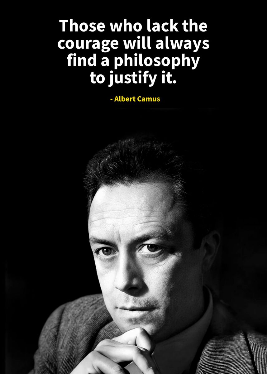'Albert camus quotes ' Poster, picture, metal print, paint by CF | Displate