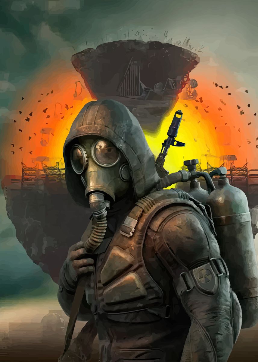 'STALKER 2 Game' Poster, picture, metal print, paint by tomahoc | Displate