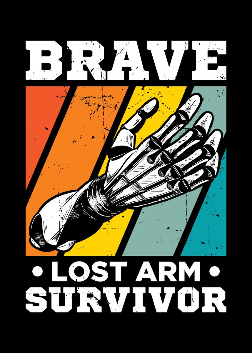 'Arm Amputee' Poster, picture, metal print, paint by Sebastian Wünsche ...