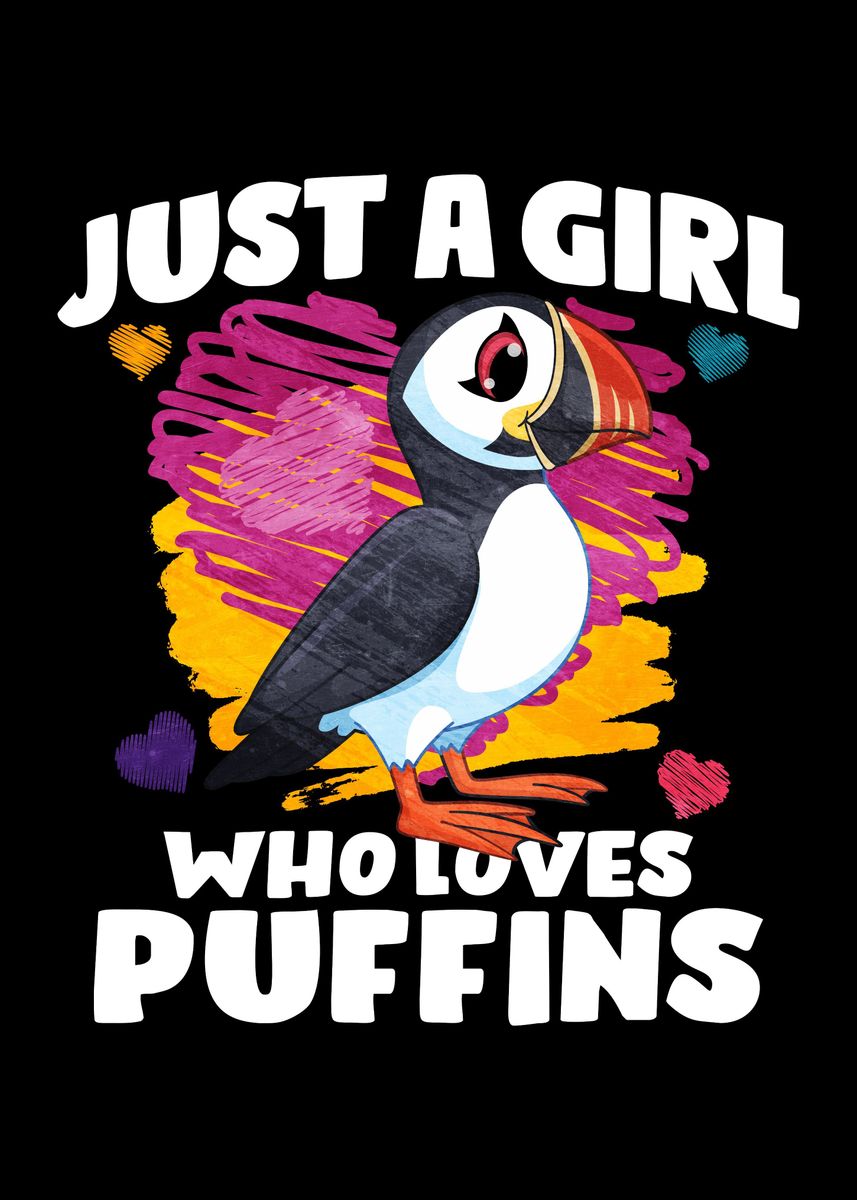 'Atlantic puffin' Poster, picture, metal print, paint by Henning ...