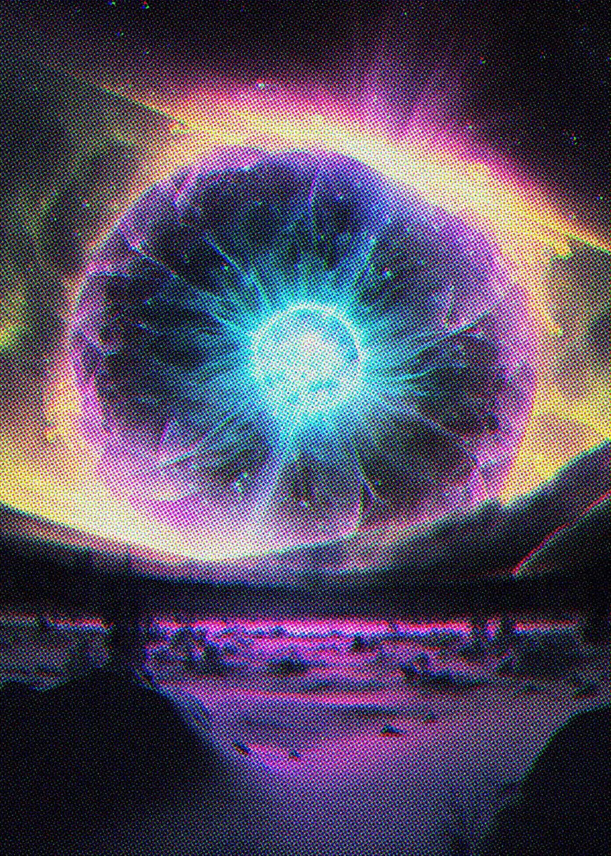 'Eye Magic in Space' Poster, picture, metal print, paint by Fanth ...