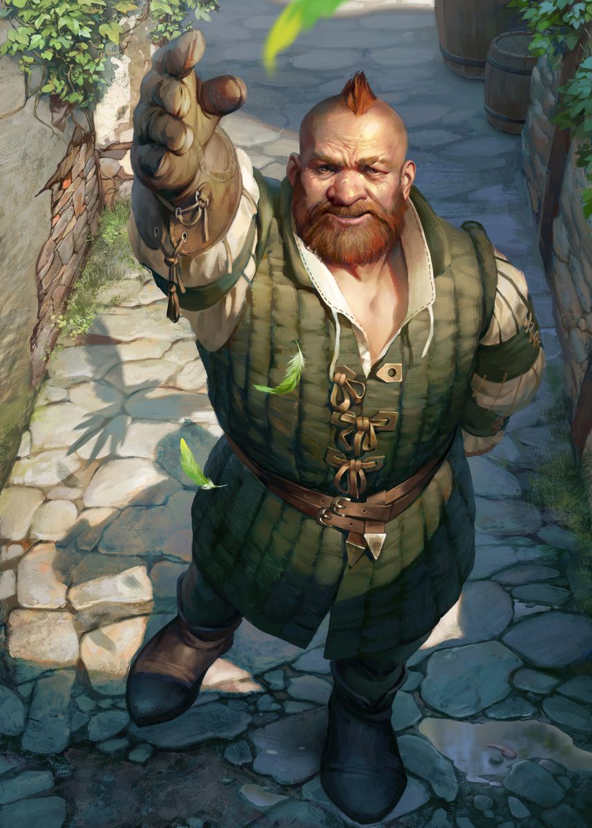 'Zoltan' Poster, picture, metal print, paint by GWENT | Displate