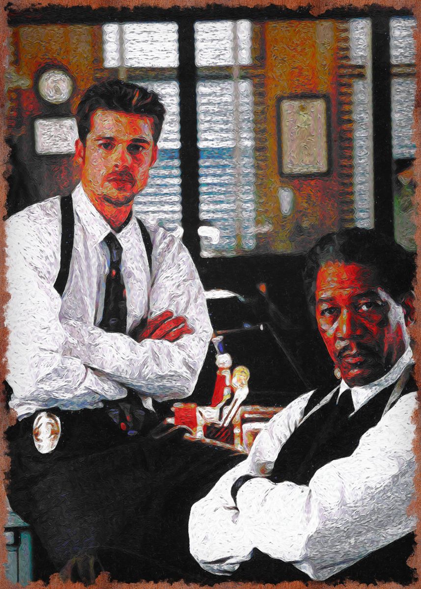 'seven' Poster, picture, metal print, paint by Alchemy Artisant | Displate