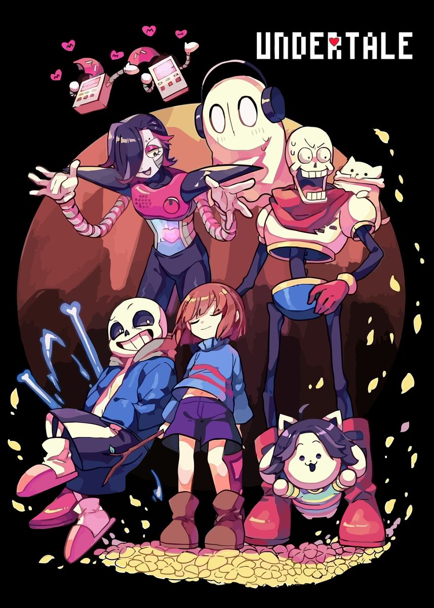 'Undertale' Poster, picture, metal print, paint by Nova Official Art ...