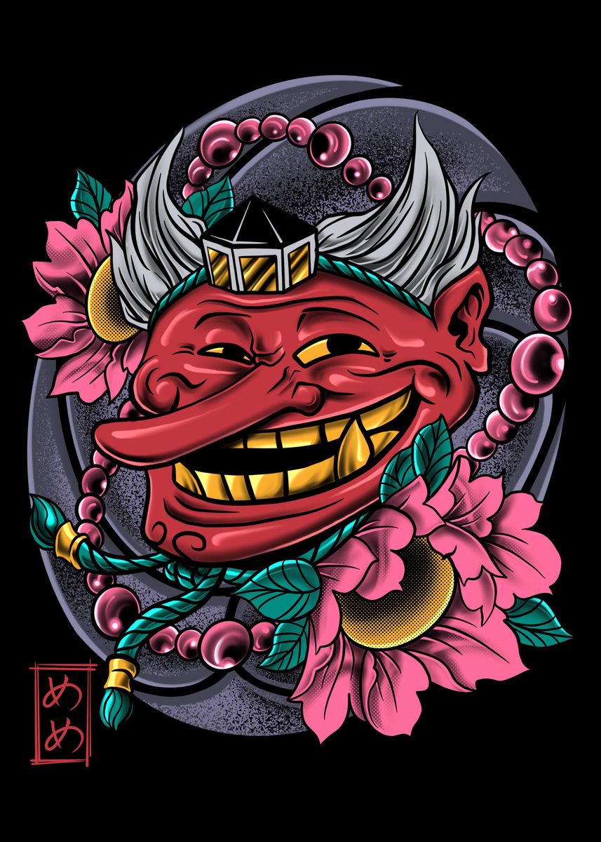 'japanese trolls' Poster, picture, metal print, paint by spoilerinc ...