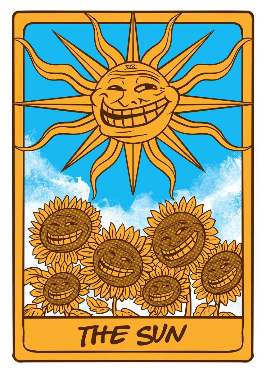 'the troll sun ' Poster, picture, metal print, paint by spoilerinc ...