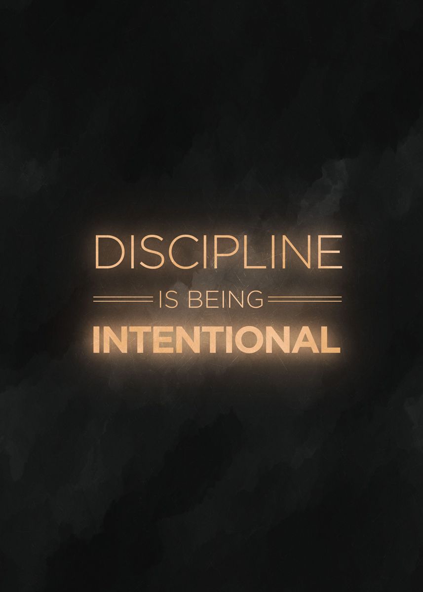 'being intentional' Poster, picture, metal print, paint by Cedric Rehm | Displate