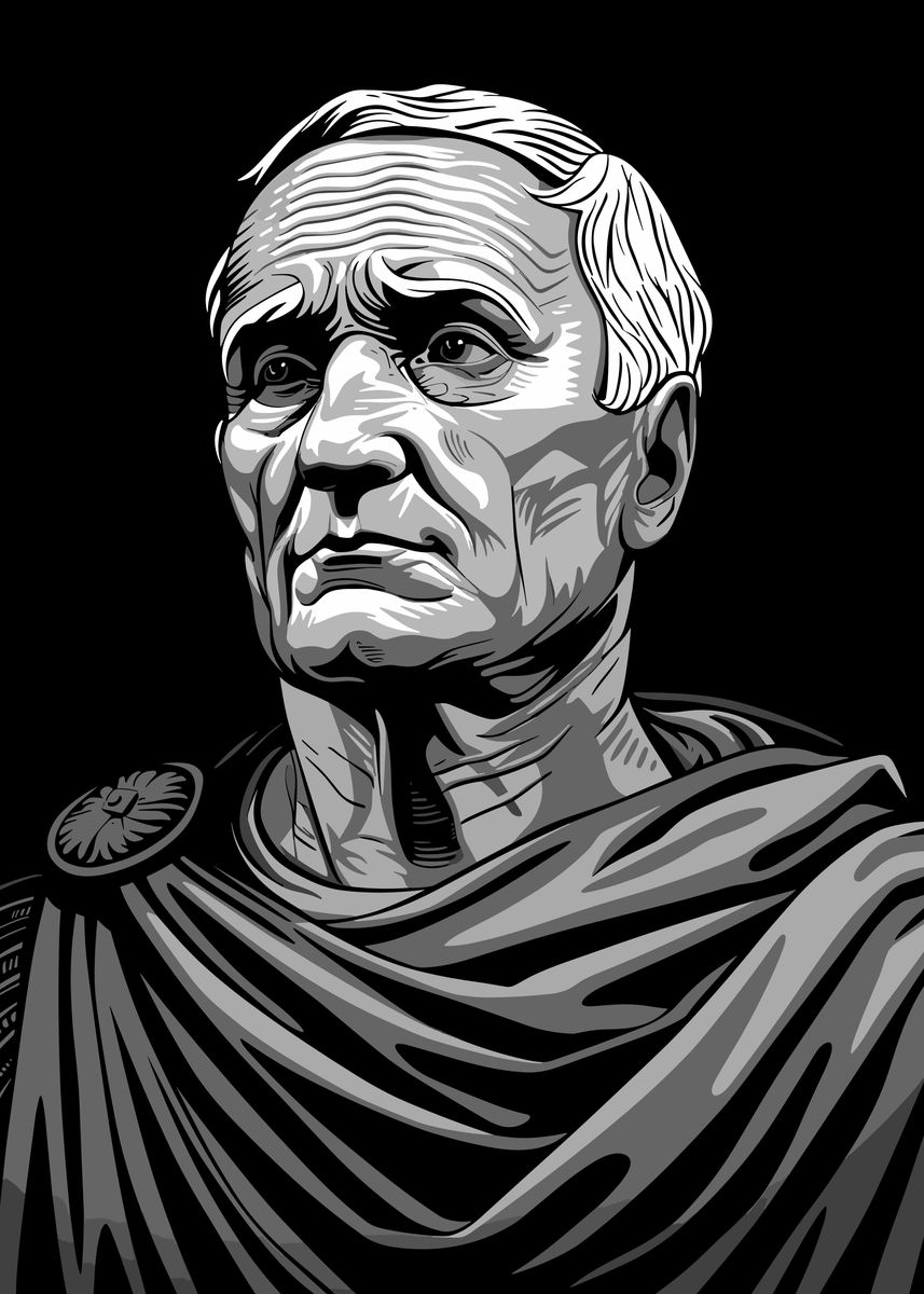 'Cicero roman emperor' Poster, picture, metal print, paint by Mesh ...