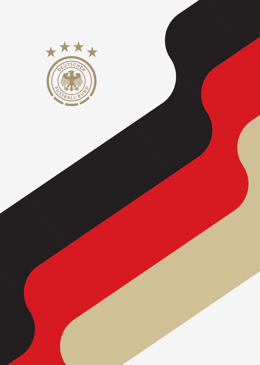 'German ribbon' Poster, picture, metal print, paint by DFB | Displate