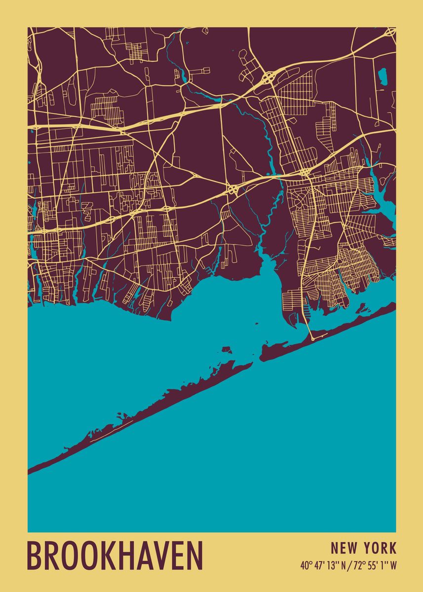 'Brookhaven' Poster, picture, metal print, paint by Miracle Studio ...