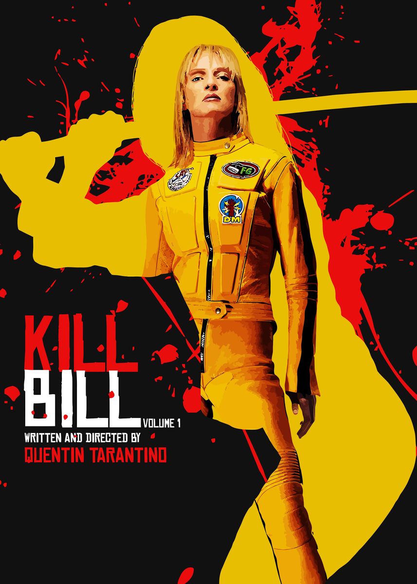 'Kill bill' Poster, picture, metal print, paint by Priscilla Gerlach ...