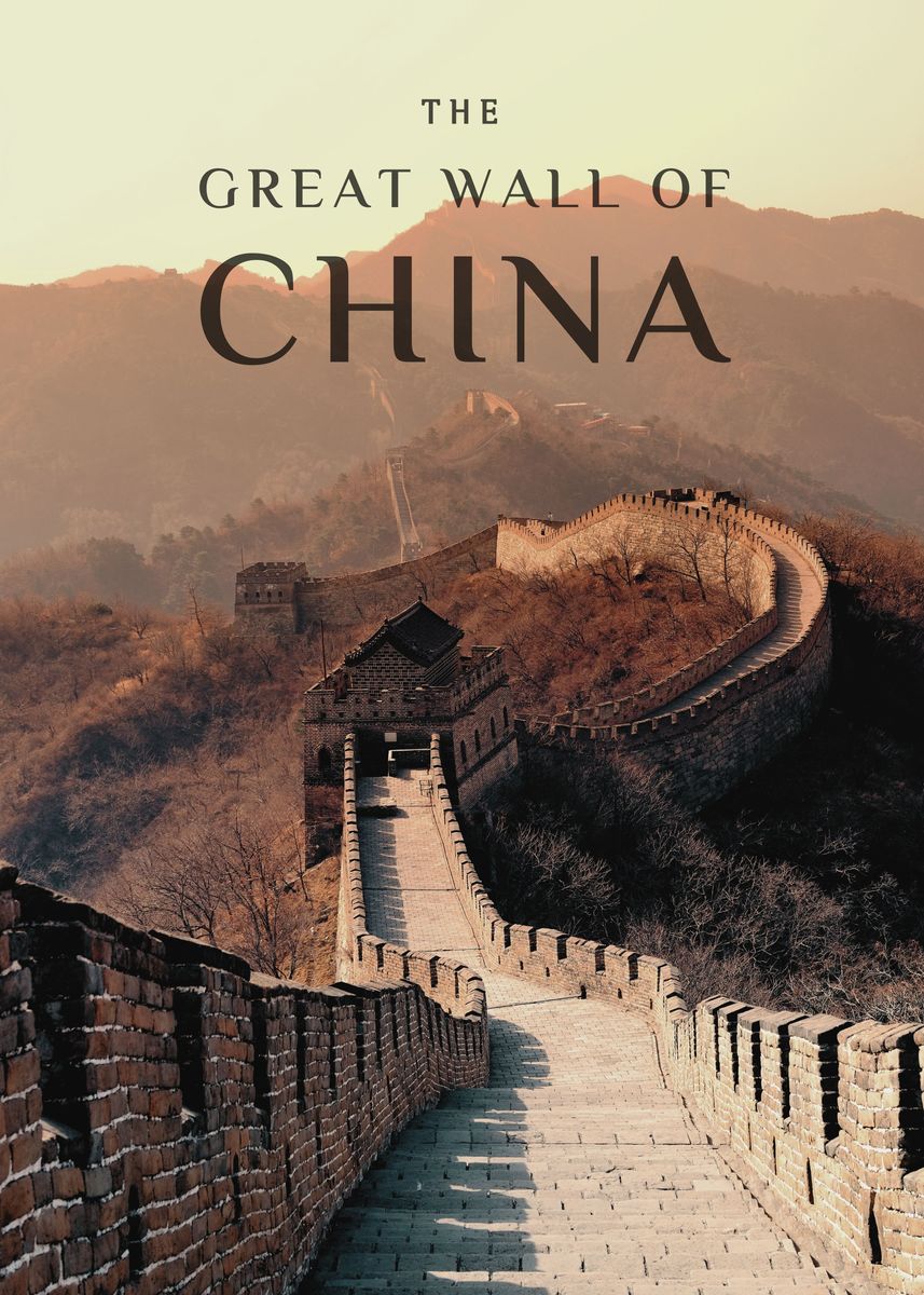'Great Wall of China' Poster, picture, metal print, paint by ENZOKEN ...