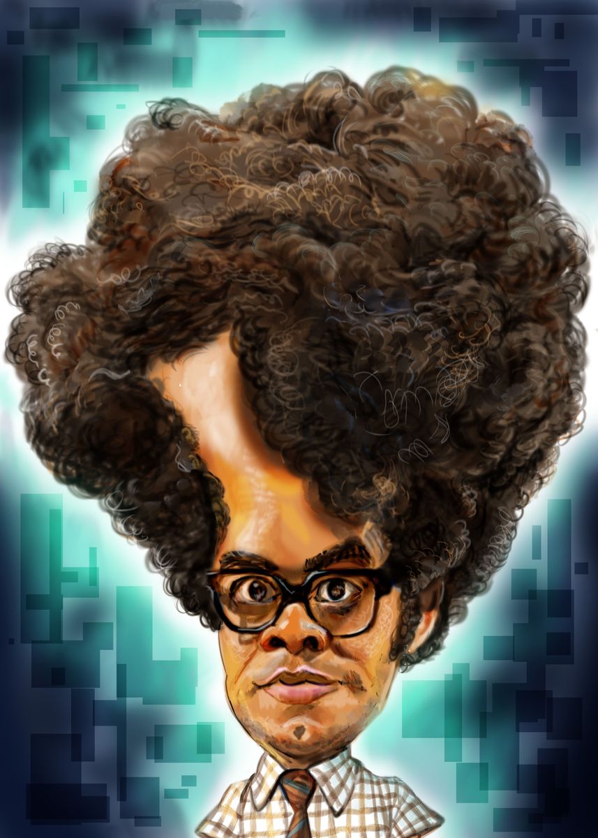 'Maurice Moss' Poster, picture, metal print, paint by Radu Chiruță ...