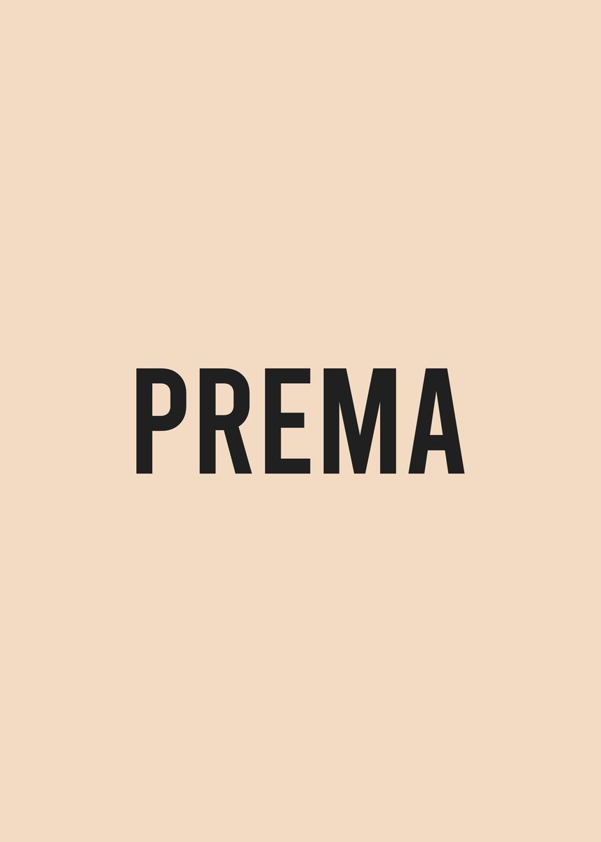 'Prema' Poster, picture, metal print, paint by Deyvis Anthony | Displate