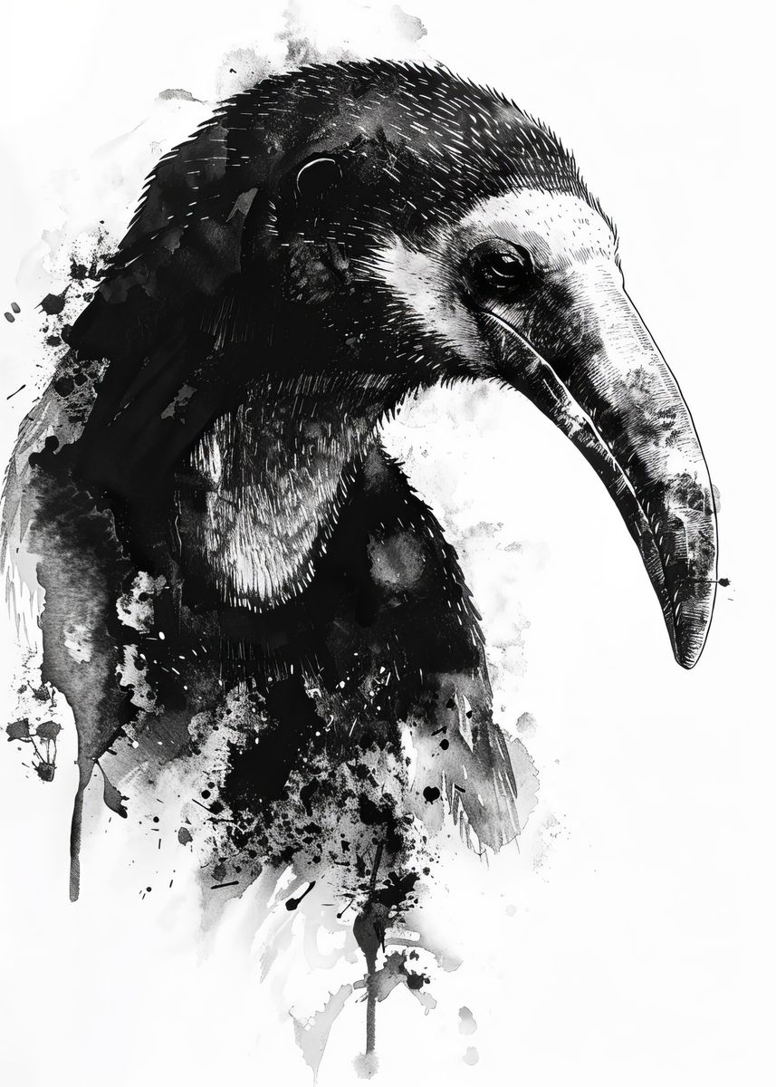 'Anteater' Poster, picture, metal print, paint by Henning Seifert ...