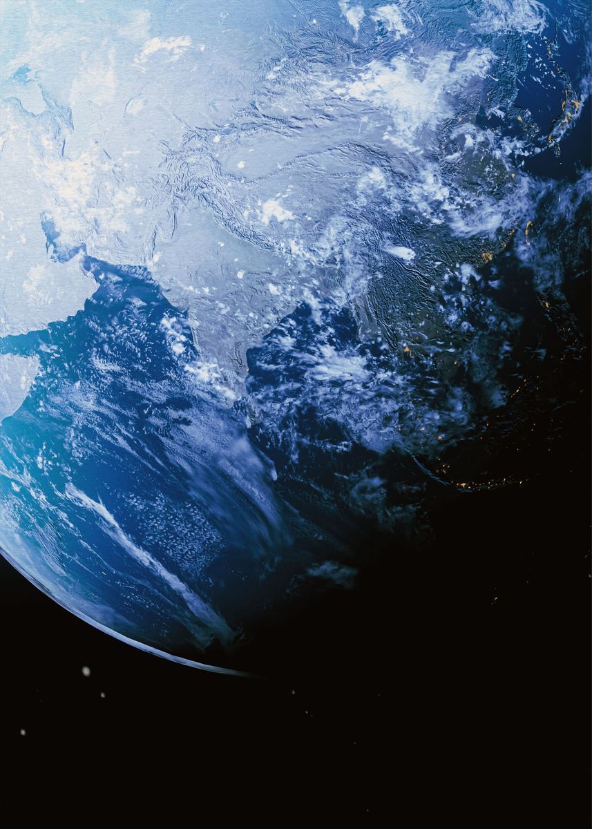 'Earth' Poster, picture, metal print, paint by NuMaNi Art | Displate