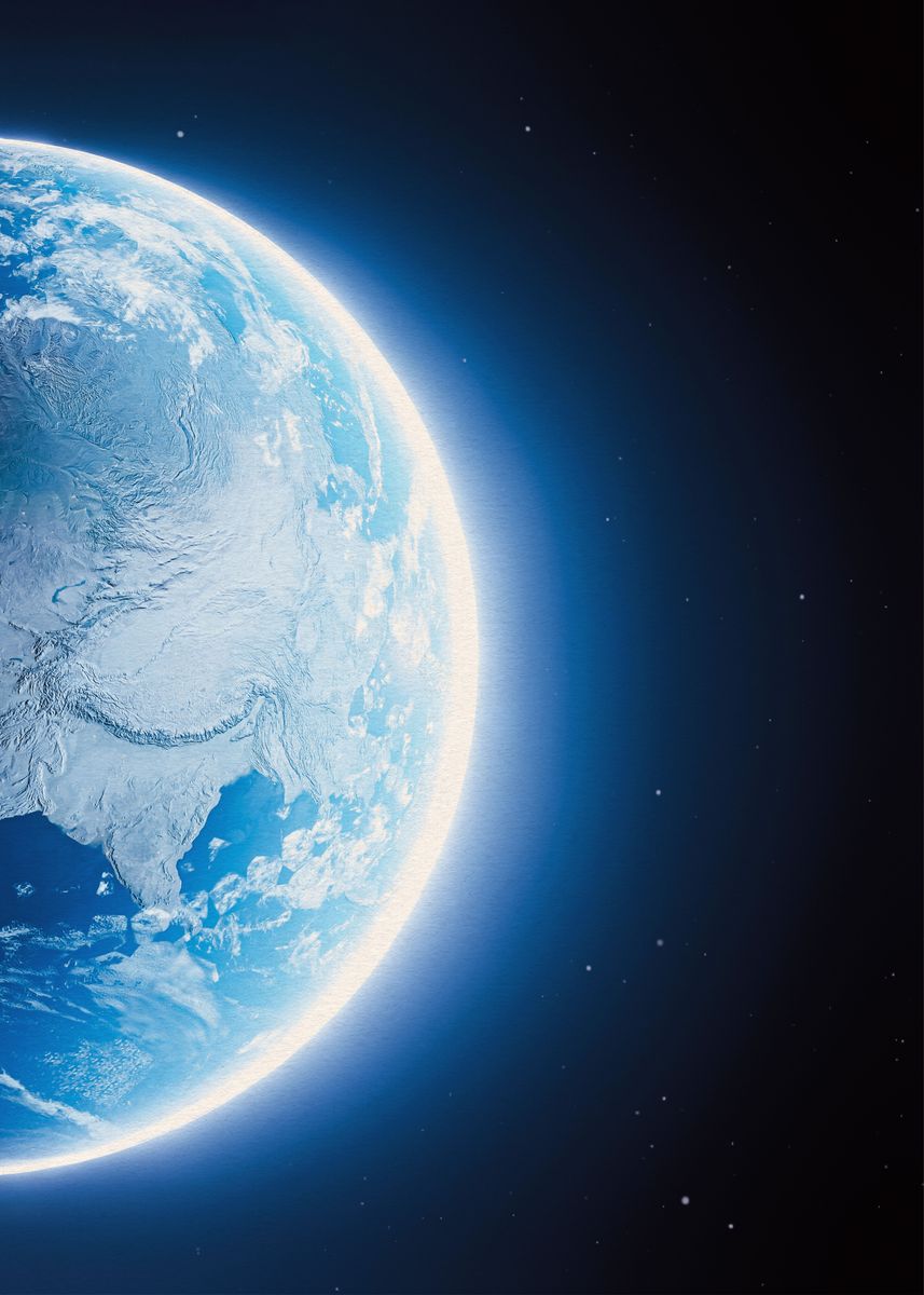 'Earth' Poster, picture, metal print, paint by NuMaNi Art | Displate