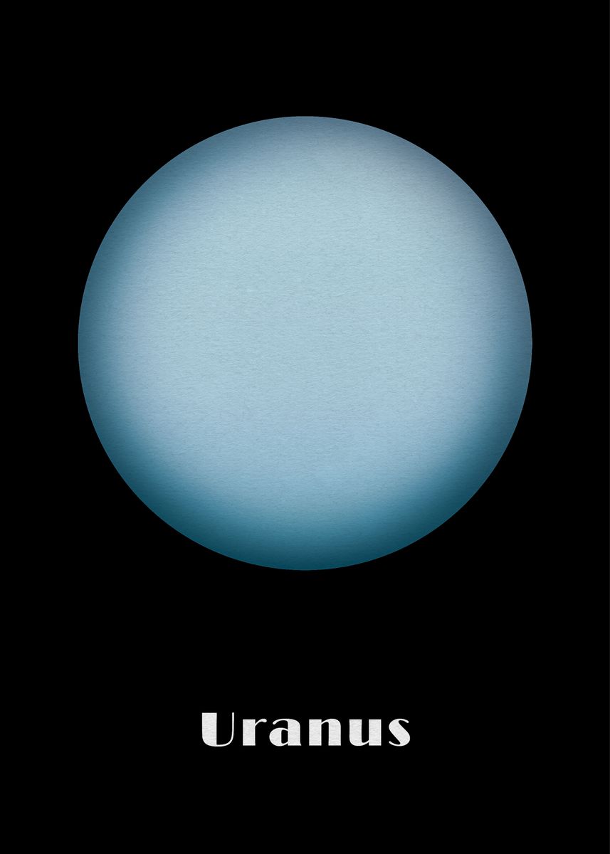 'Uranus' Poster, picture, metal print, paint by NuMaNi Art | Displate