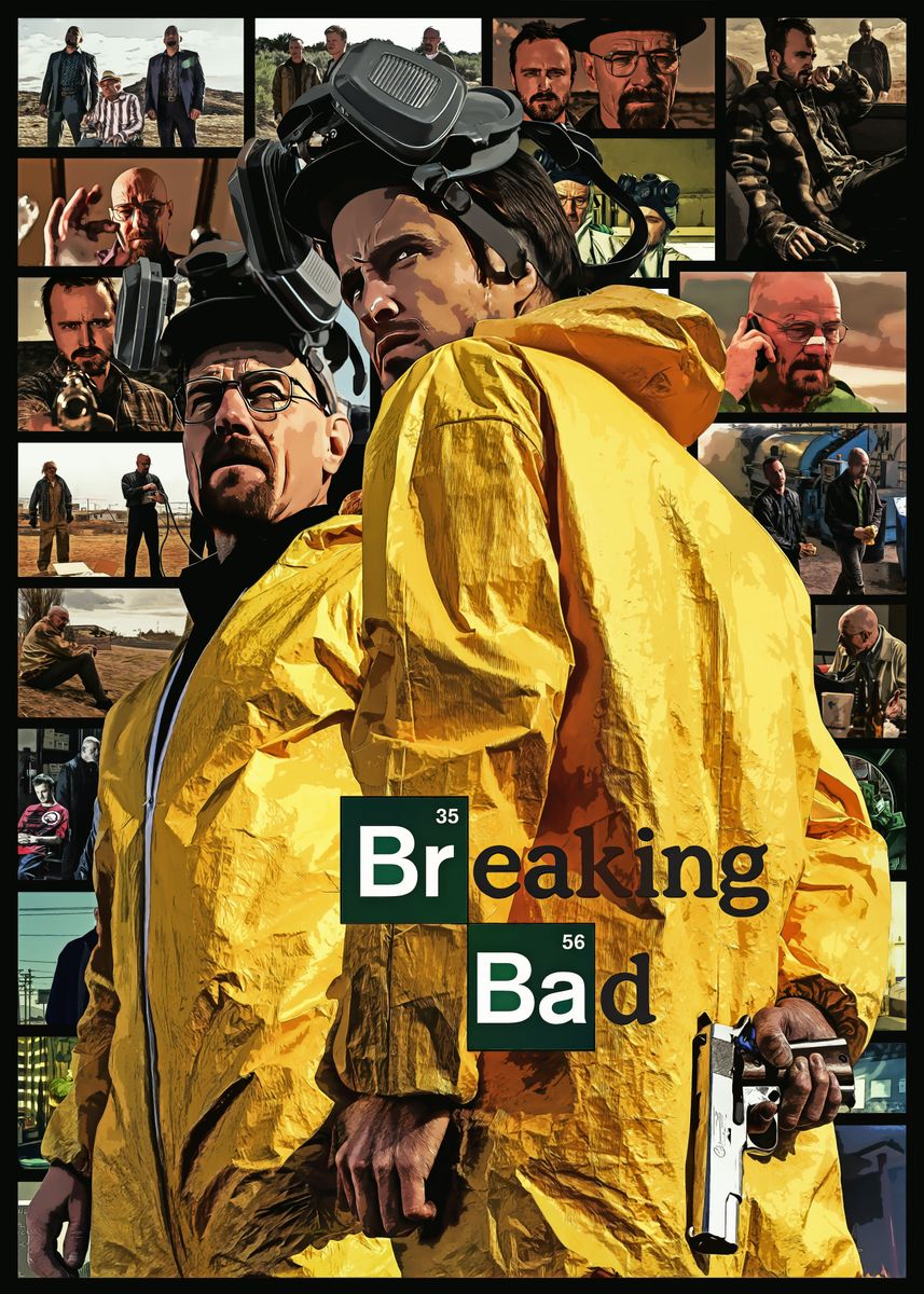 'Breaking bad' Poster, picture, metal print, paint by Graphics GC ...