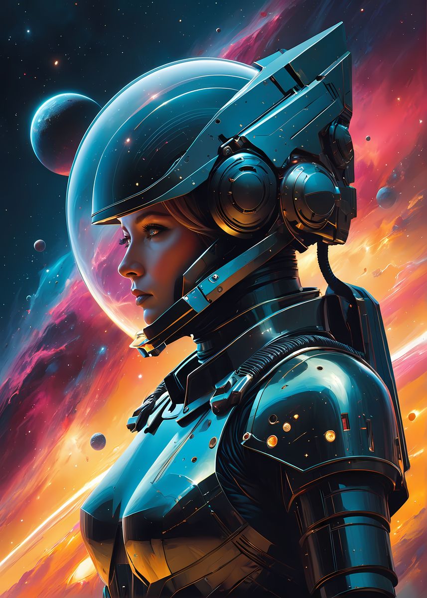 'Beautiful Cosmic' Poster, picture, metal print, paint by Surreal Print ...