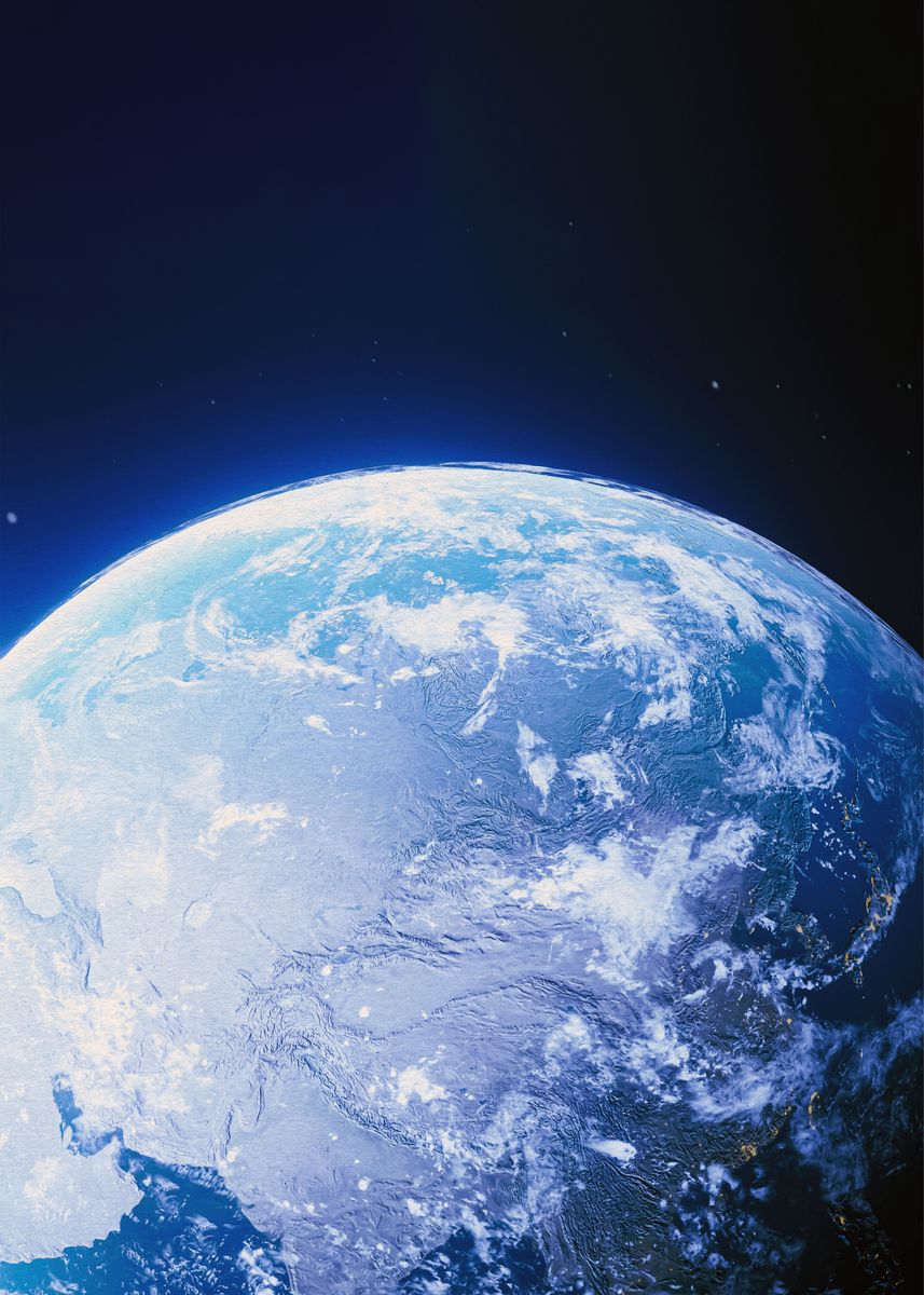 'Earth' Poster, picture, metal print, paint by NuMaNi Art | Displate