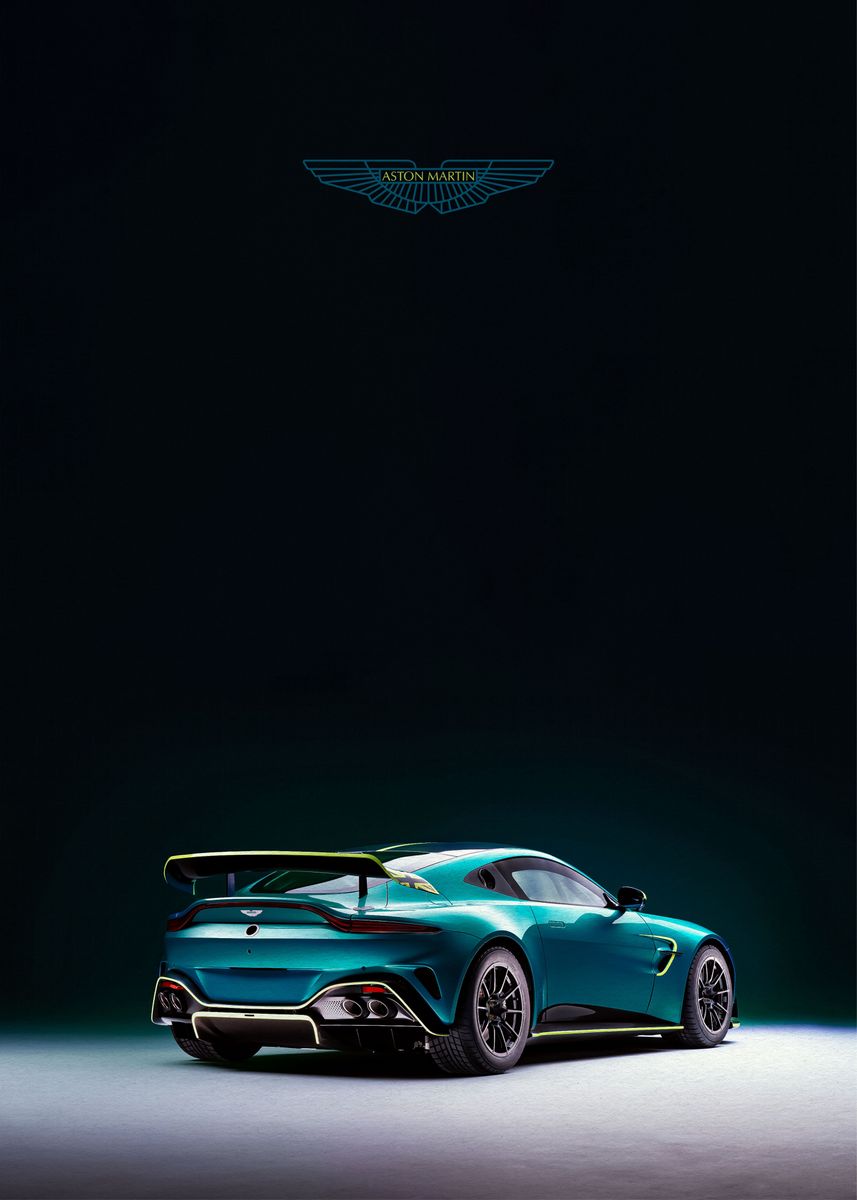 'Aston Martin Vantage' Poster, picture, metal print, paint by Lee Rocks ...