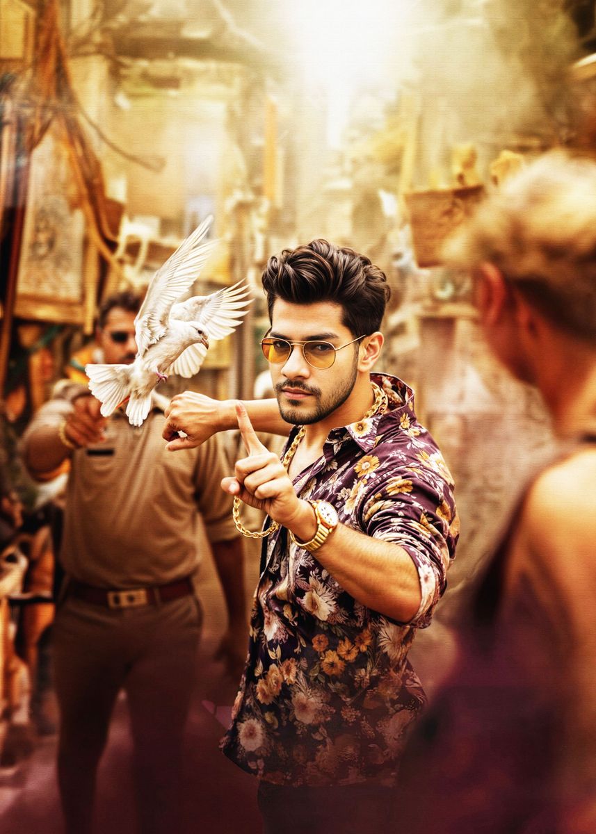 'Maari Movie Poster' Poster, picture, metal print, paint by Art plate ...