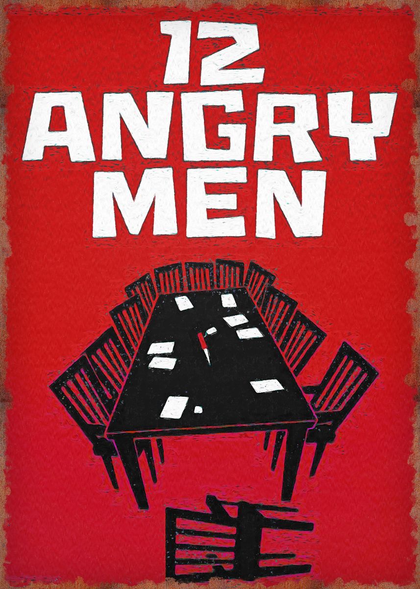 '12 angry men' Poster, picture, metal print, paint by Most Popular Cult ...