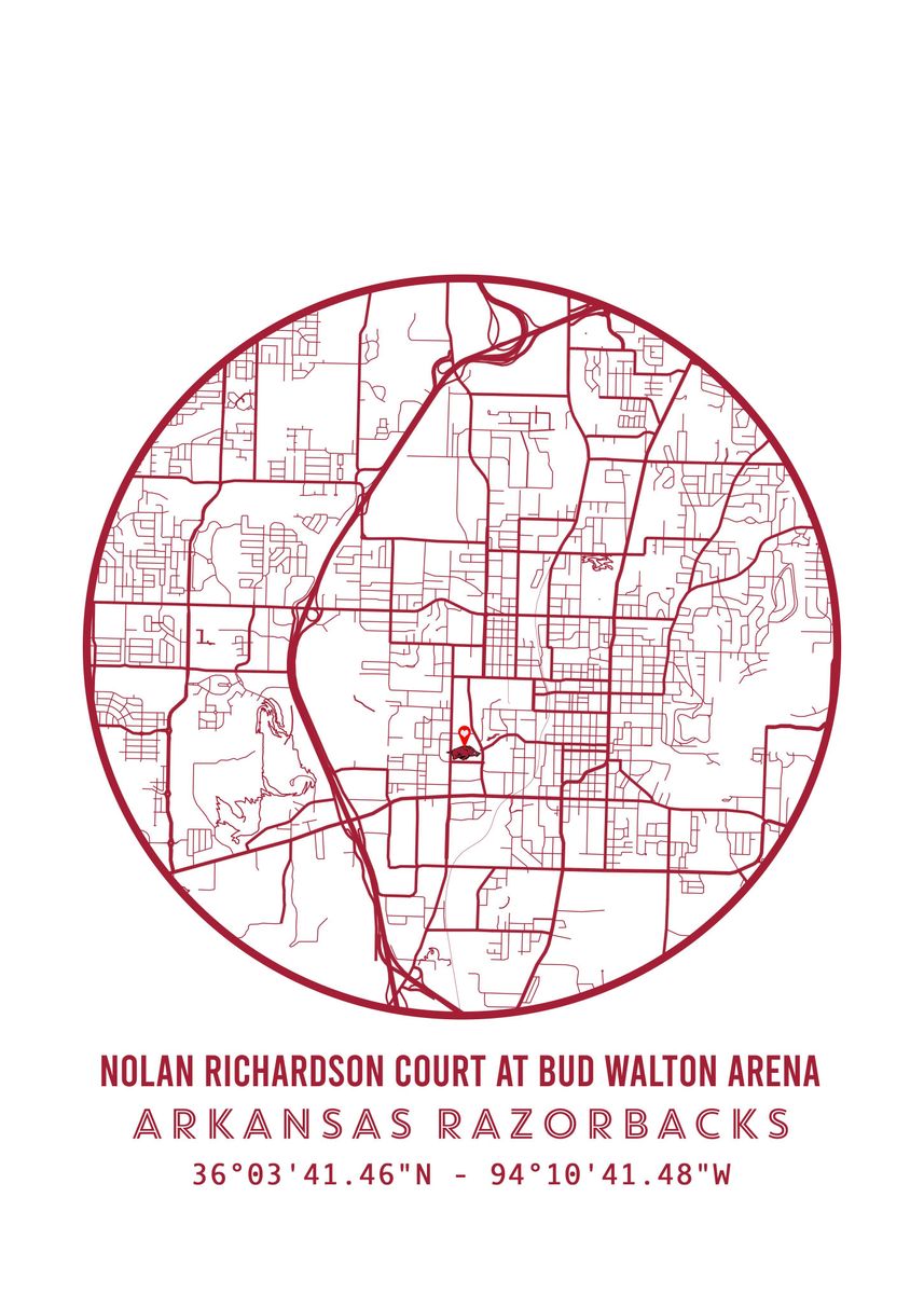 'Arkansas Razorbacks ' Poster, picture, metal print, paint by Brian ...