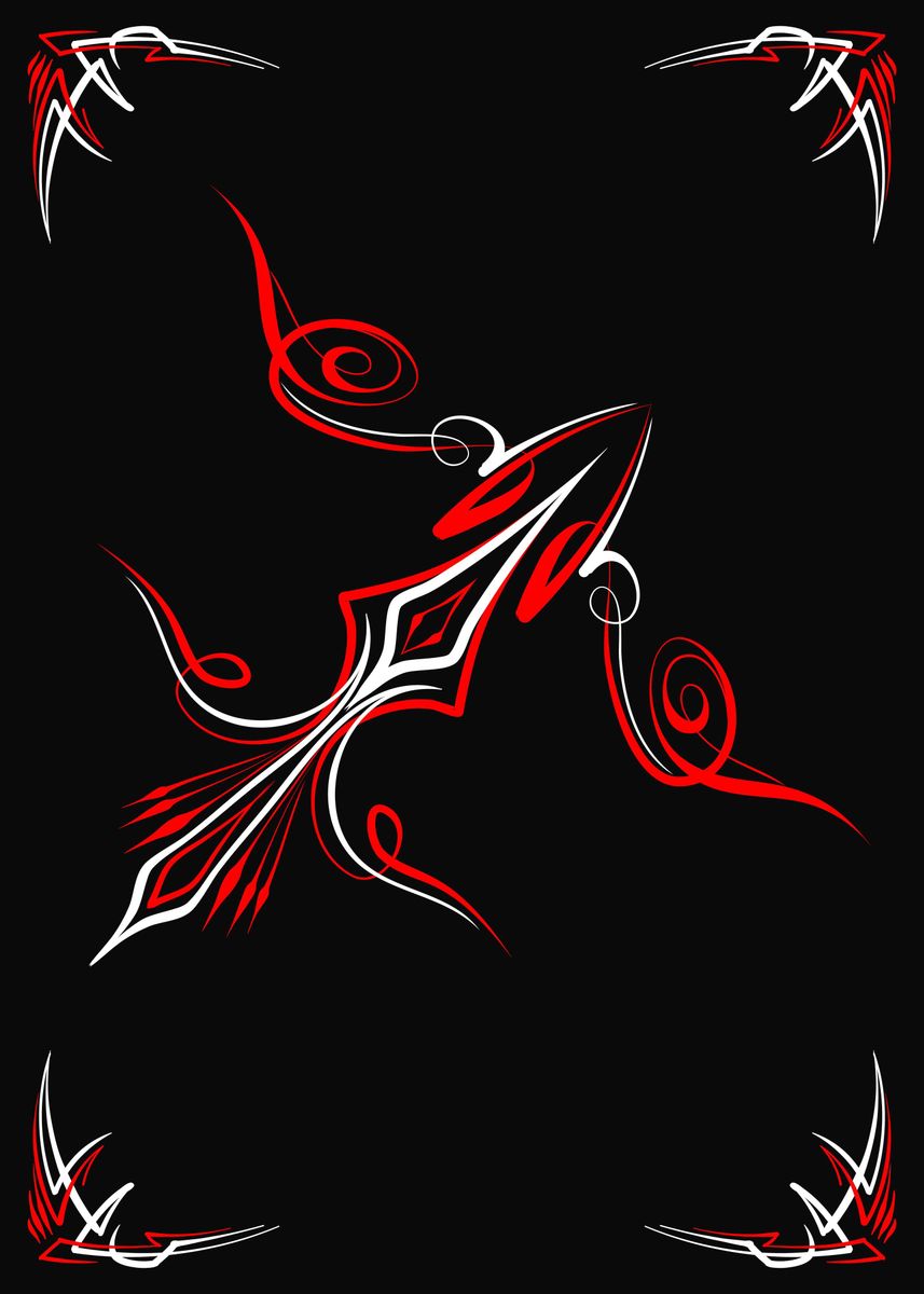 'Sagittarius Pinstripe' Poster, picture, metal print, paint by ...