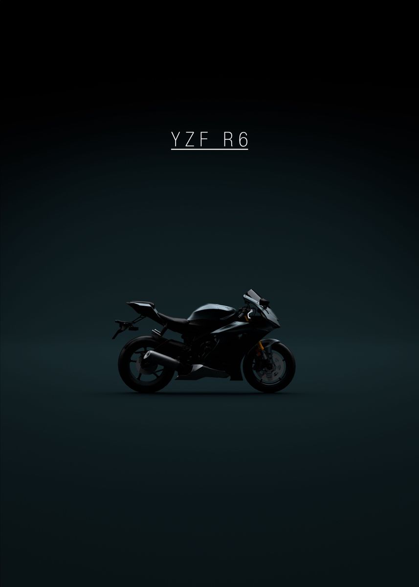 'Yamaha YZF R6 2017' Poster, picture, metal print, paint by 21 MXM ...
