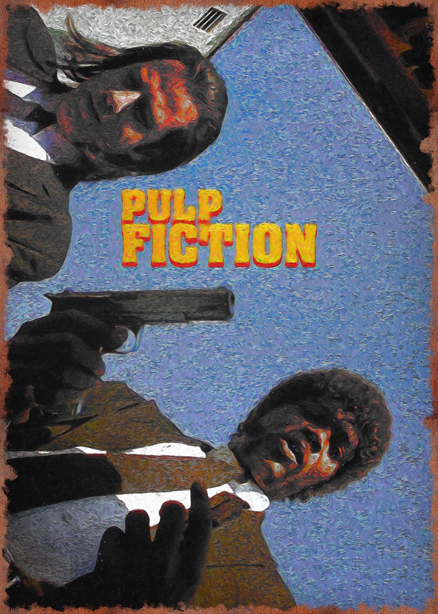 'Pulp fiction movie poster' Poster, picture, metal print, paint by Most ...