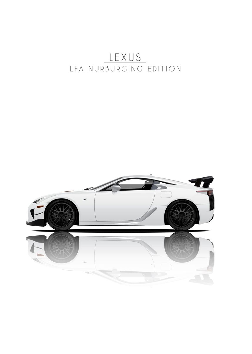 'LEXUS LFA' Poster, picture, metal print, paint by Ahmad Nur Ihsan ...