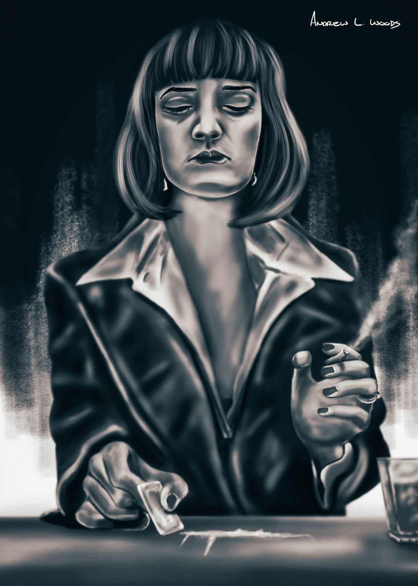 'Pulp' Poster, picture, metal print, paint by Andrew Woods | Displate
