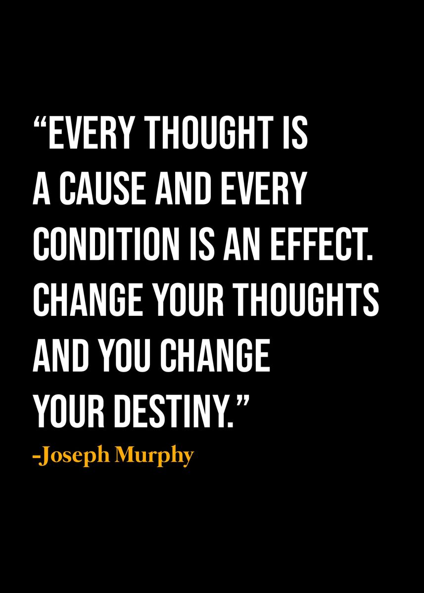 'Joseph Murphy Quotes ' Poster, picture, metal print, paint by KLIP ...
