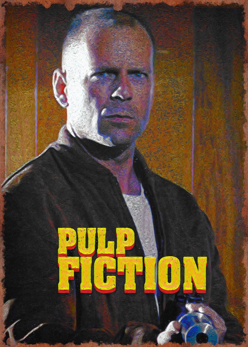 'pulp fiction butch' Poster, picture, metal print, paint by Supreme Displate | Displate